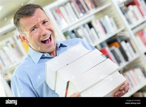 Men With Books Stock Photo Alamy