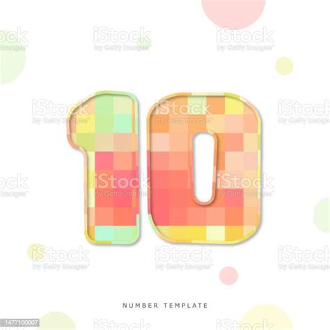 사각형 모양 추상 숫자 템플릿입니다 기념일 번호 템플릿 격리 기념일 아이콘 레이블 기념일 기호 벡터 스톡 일러스트 레이 션 10에 대한 스톡 벡터 아트 및 기타 이미지