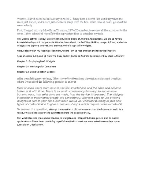 Learning Journal UNIT 7 CS4405 Wow I Can T Believe We Are Already In Week 7 Funny How It