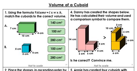Calculate The Volume Of A Cuboid
