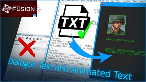 Tutorial Dialogue Text And Animated Text From Txt In Clickteam Fusion 25 Youtube