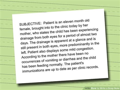 How To Write A Soap Note 4 Steps With Pictures WikiHow