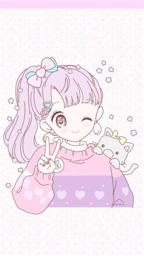Kawaii Pastel Anime Girl Wallpapers Top Free Kawaii Pastel Anime Girl