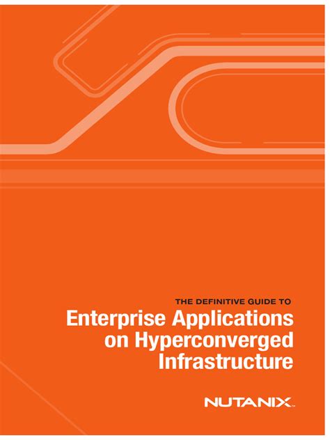 Enterprise Applications On Hyperconverged Infrastructure Download Free Pdf Cloud Computing