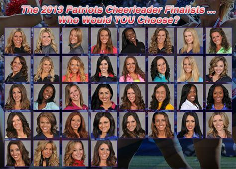 Vote For Your Favorite Pats Cheerleader Finalists Ultimate Cheerleaders