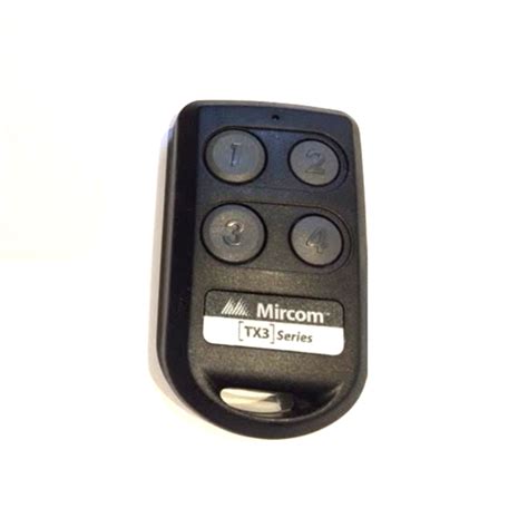 Mircom Tx3 Security Access Wireless Radio Transmitter 4 Button Bc