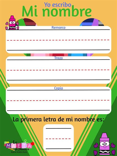 Plantilla Para Escribir Nombre Editable Plantillas Para Escribir