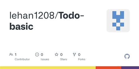 Github Lehan1208todo Basic
