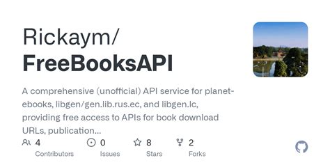Github Rickaymfreebooksapi A Comprehensive Unofficial Api Service For Planet Ebooks