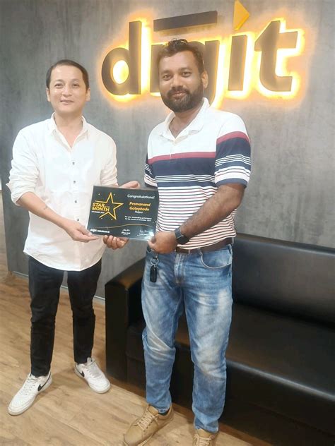 Premanand Gotephode On Linkedin Achivements Starofthemonth Thanksdigit