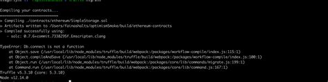 Db Connect Is Not A Function Error When Running Truffle Migrate Without