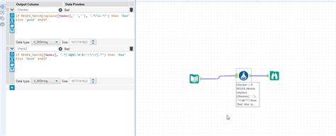 solved filter out name string with any special character alteryx