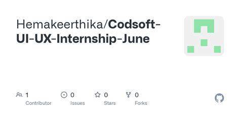 Github Hemakeerthikacodsoft Ui Ux Internship June