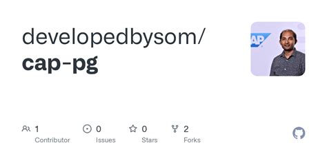 GitHub Developedbysom Cap Pg