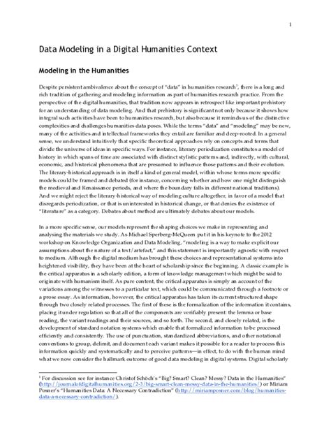 Fillable Online Data Modeling In A Digital Humanities Contextrequest Pdf Fax Email Print Pdffiller