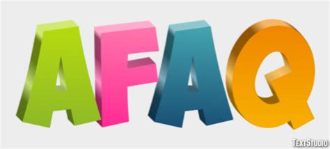 Afaq Text Effect And Logo Design Name