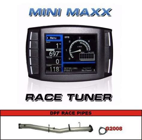 Purchase H S Mini Maxx Tuner DPF Delete Race Pipe For 07 5 10 GM 6 6L LMM Duramax CC SB In