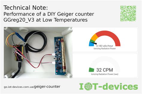 Technical Note Geiger Counter At Low Temperatures The Work Of A Diy