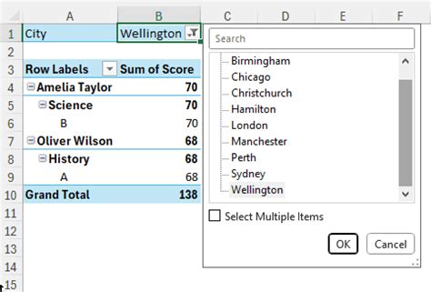 How To Filter A Pivot Table With A Custom List In Excel Excel Insider