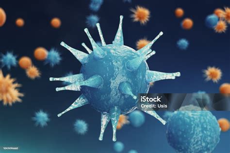 추상적인 백그라운드 바이러스입니다 과학 및 의학 본문에 면역 감소의 개념 인플루엔자 바이러스 간염 바이러스 살아있는 유기 체