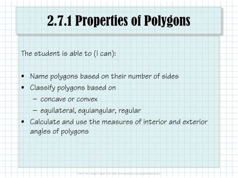 Describing And Comparing Properties Of Polygons Pptx