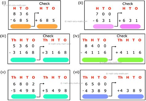 Worksheet On Addition And Subtraction Without Using Number Line Answers