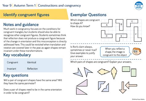 identify congruent figures questions maths