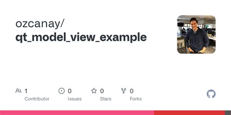 Github Ozcanayqtmodelviewexample