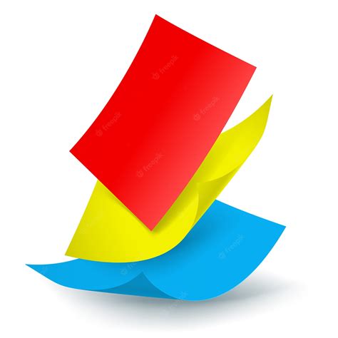 Premium Vector Falling Paper Sheets