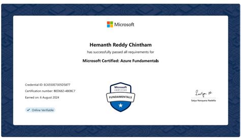 Hemanth Reddy Chintham On Linkedin Im Happy To Share That Ive