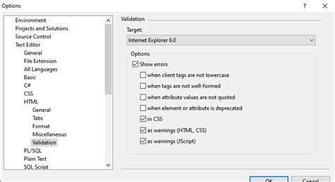 Visual Studio 2010 How Do You Get Rid Of Validation Xhtml 10