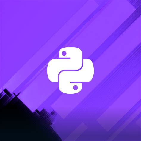 Python Wallpaper 4K Logo Purple Background