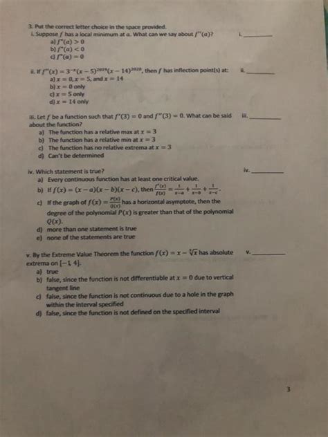 solved 1 match each description in column a with the most