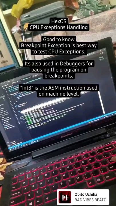 Aniket Vaidya On Linkedin Cpu Exceptions Breakpoint Exception Int3 Used By Debuggers To Pause The