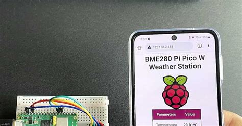 Make Simple Raspberry Pi Pico W Weather Station With Bme280 Raspberry