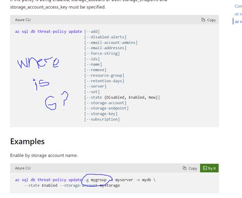 Missing Parameter Explanation · Issue 20791 · Azureazure Cli · Github