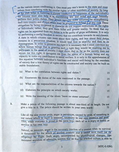 [ Compulsory English ] Upsc Mains Civil Services Ias Exam 2023