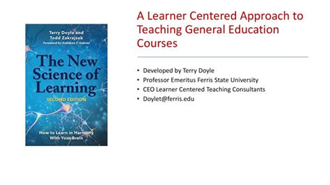 [ppt] A Learner Centered Approach To Teaching General Education Courses Powerpoint