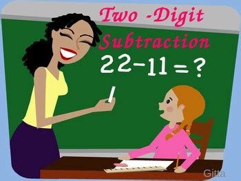 Two Digit Subtraction Power Point Instruction By Gitta TpT