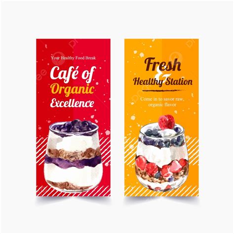 바우처에 대한 건강하고 유기농 식품 전단지 템플릿 디자인 템플릿 Psd 다운로드 디자인 자료 다운로드