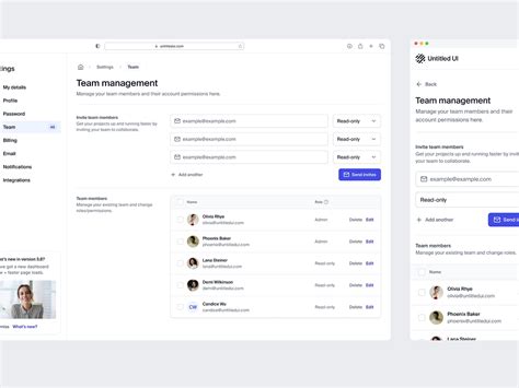Team Management — Untitled Ui By Jordan Hughes® On Dribbble
