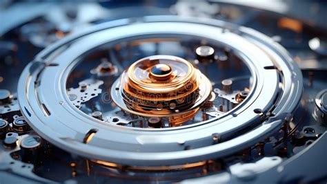 The Computer Generated Illustration Is Like Close Ups Of Some High Tech Machinery Stock