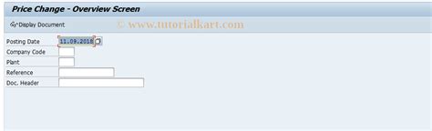 MR21 SAP Tcode Price Change