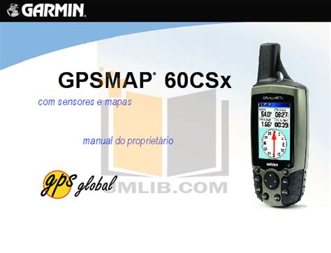 Download Free Pdf For Garmin GPSMAP CSx GPS Manual