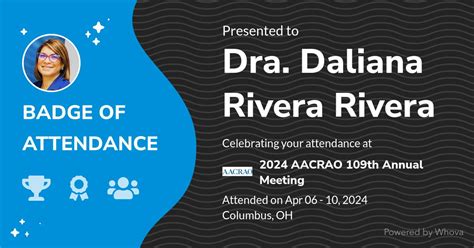 Aacrao2024 Whova Dra Daliana Rivera Rivera