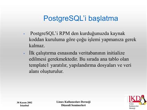 ppt postgresql veritabanı sunucusu powerpoint presentation free