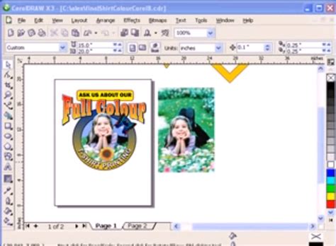 Double Powerclip In Coreldraw X3 Tutorial Alex Galvezs Blog Blogs