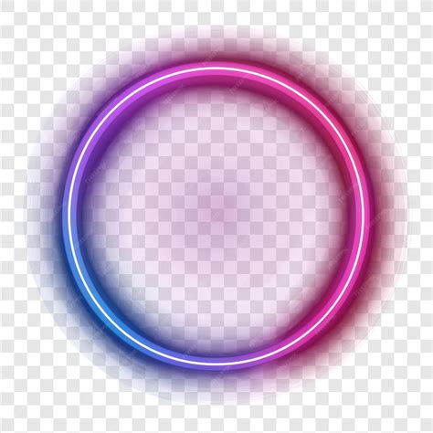 Neon Glow On Transparency Background Premium Ai Generated Psd