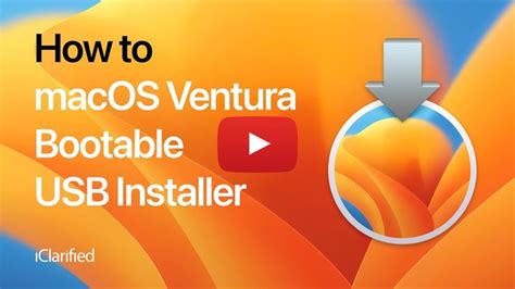 How To Create A Bootable MacOS Ventura USB Installer Video