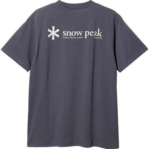 Snow Peak Logo T Shirt Mens Clothing